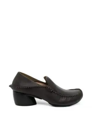 Loewe 45mm Oval Leather Loafers