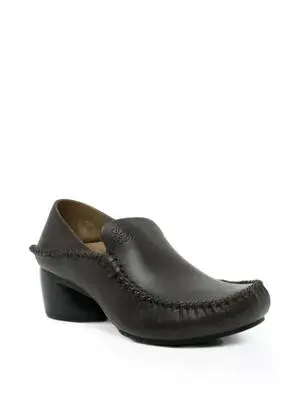 Loewe 45mm Oval Leather Loafers
