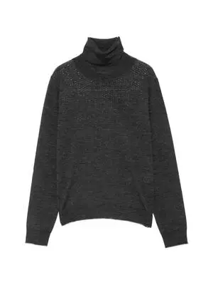 P.a.r.o.s.h Rhinestone-embellished Roll-neck Knit