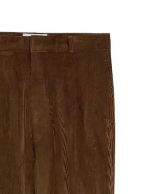 AMI Paris Chocolate Corduroy Trousers