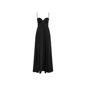 L'Agence Sutton Maxi Dress With Pearl Straps