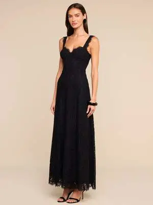 L'Agence Sutton Lace Maxi Dress