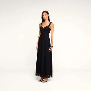 L'Agence Sutton Lace Maxi Dress