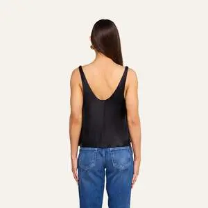 L'Agence Evadne Silk Lace Camisole