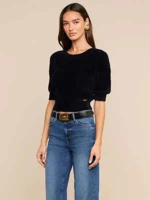 L'Agence Guinevere Cropped Pullover