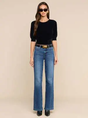 L'Agence Guinevere Cropped Pullover