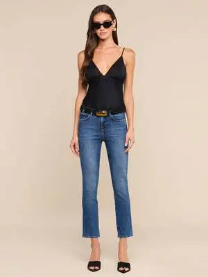 L'Agence Elka Satin Lace Camisole