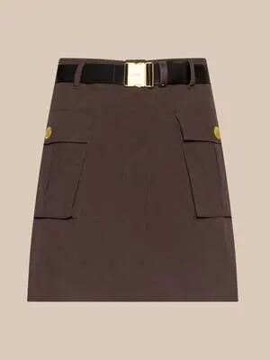 L'Agence Norene Nylon Mini Skirt