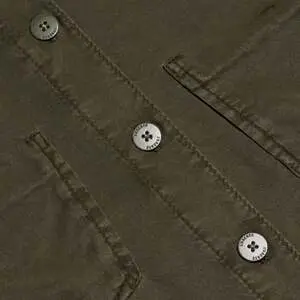 L'Agence Isla Featherweight Twill Shirt - Kalamata