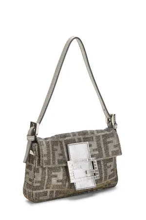 Fendi Metallic Lurex Baguette