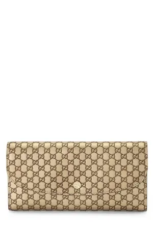Gucci Microssima Long Wallet - Gold