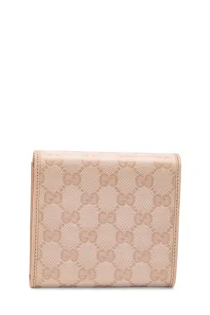 Gucci Gg Crystal Canvas Compact Wallet