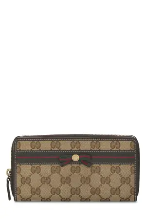 Gucci Original Gg Canvas Princy Zip-around Wallet - Beige