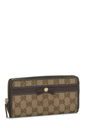 Gucci Original Gg Canvas Princy Zip-around Wallet