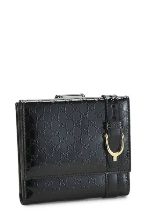 Gucci Patent Nice Snap Wallet