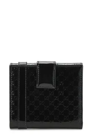 Gucci Patent Nice Snap Wallet