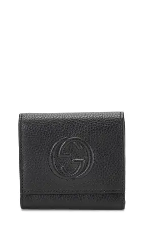 Gucci Soho Trifold Wallet - Black