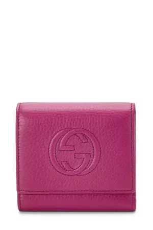 Gucci Soho Trifold Wallet - Pink