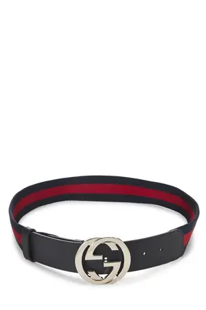 Gucci Interlocking Gg Belt - Black
