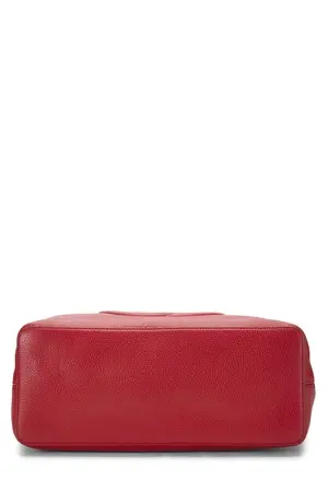 Gucci Leather Soho Convertible Hobo - Red