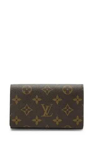 LOUIS VUITTON Monogram Canvas Tresor Wallet - Brown