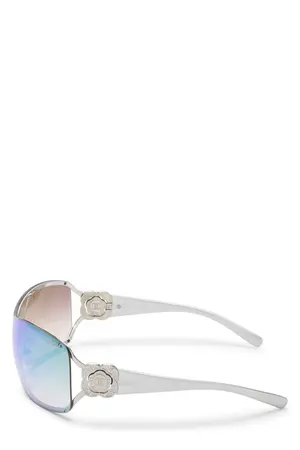 Chanel Acetate Camellia Shield Sunglasses 4164-b