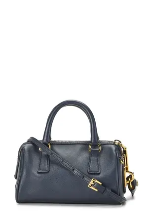 Prada Saffiano Leather Boston Bag