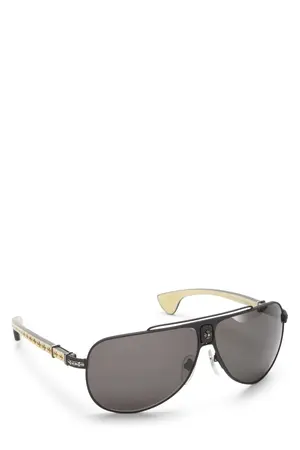 Chrome Hearts Metal Double D Aviator Sunglasses