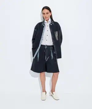 Bottega Veneta Overdyed Denim Shorts