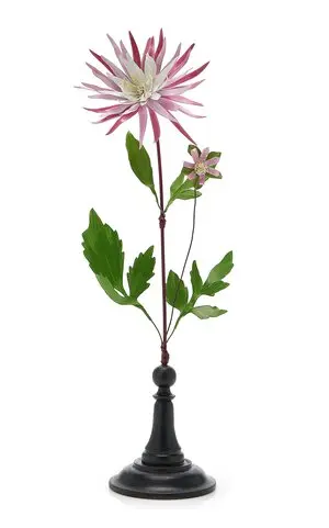 ERBAVOGLIO MILANO Dahlia Handcrafted Metal Sculpture - Light Pink