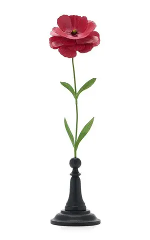 ERBAVOGLIO MILANO Carnation Handcrafted Metal Sculpture - Pink