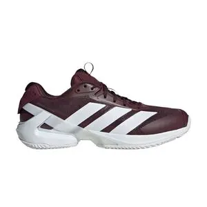 Adidas Adizero Ubersonic 5 Clay Tennis 'maroon Silver Metallic - Red