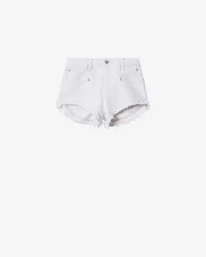 Isabel Marant Étoile Eneidala Denim Shorts - White