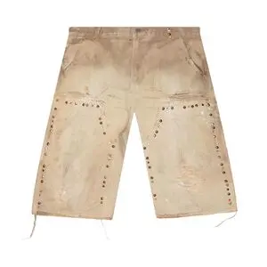 SATOSHI NAKAMOTO Danny's Carpenter Shorts - White