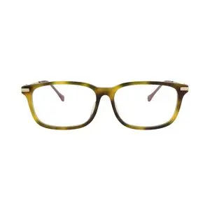 Gucci Square Optical Glasses 'havana/gold/transparent - Brown