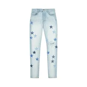 Amiri Bandana Star Jean 'light Indigo - Blue