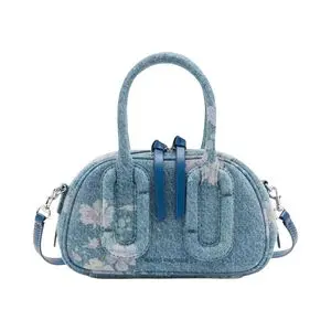 Marc Jacobs Mini Top Handle Bag 'indigo/multicolor - Blue