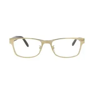 Gucci Square-frame Titanium Optical Frames /black/transparent - Gold