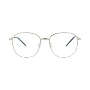 Saint Laurent Round Frame Eyeglasses - Silver