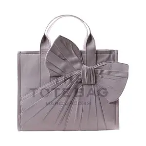 Marc Jacobs The Oversized Bow Canvas Medium Tote Bag 'light Iris - Purple