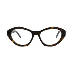 Saint Laurent Cat Eye-frame Acetate Optical Frames 'havana/transparent - Brown