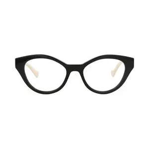 Gucci Cat Eye-frame Acetate Optical Frames /white/transparent - Black