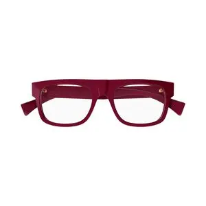 Gucci Square Frame Eyeglasses 'burgundy