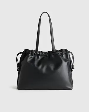 Quince Marcella Drawstring Tote - Black