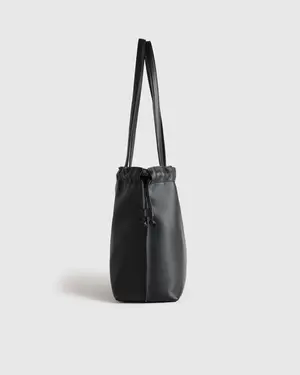 Quince Marcella Drawstring Tote - Black