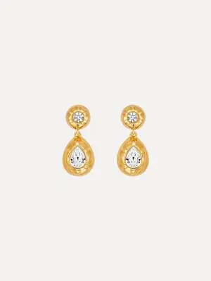 Oscar De La Renta Scramble Drop Earrings - Gold