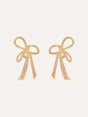 Oscar De La Renta Sculptural Earrings