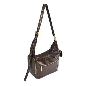 SANS BEAST Hybrid Handbag Ganache Croco - Brown