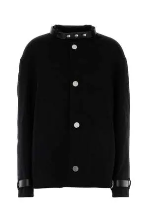 JIL SANDER 100% Cashmere Jacket - Black