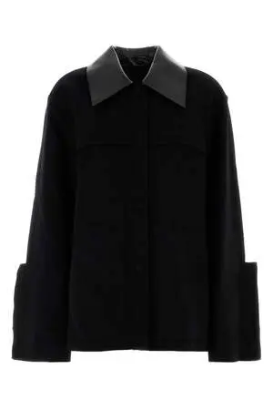 JIL SANDER Wool Jacket - Black